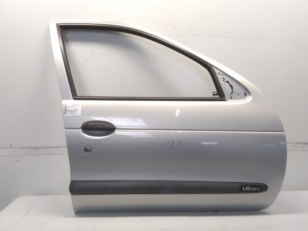 Renault Megane 1 Bj.1999 Tür vorn rechts Beifahrertür silber MV632-Gris ...